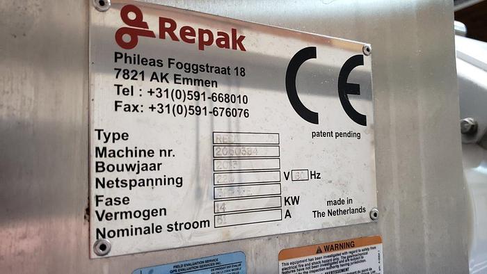 Used Reiser Repak RE20 Thermoformer for Sale at Steep Hill Equipment ...