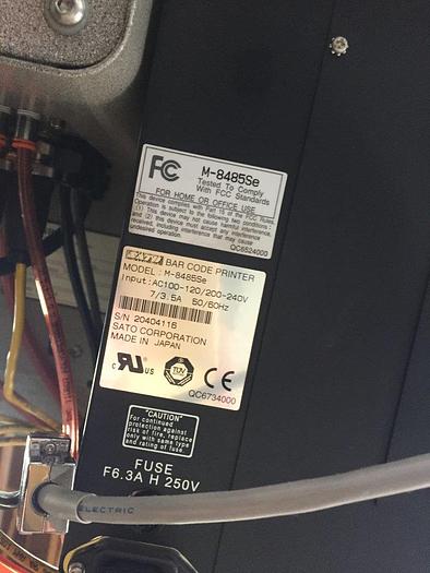 Used Marsh 5000 PA Labeler with Sato Barcode Printer for Sale at Steep ...