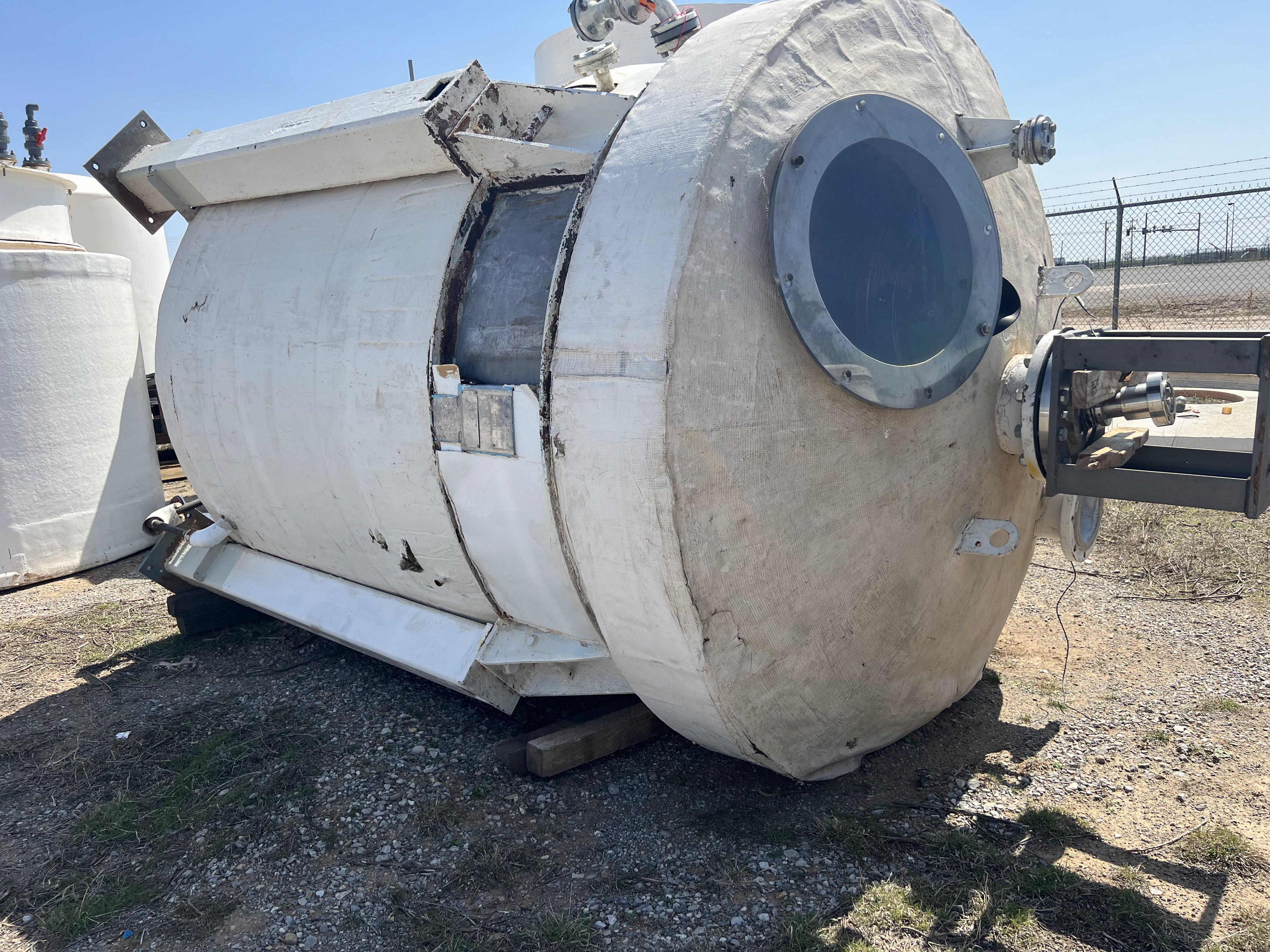 Used Dimple Jacketed Reactor Tank with Agitation for Sale at Steep Hill ...