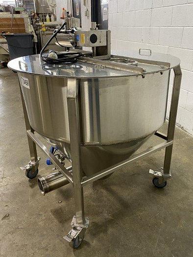 Used SS Lidded Hopper With Agitator for Sale at Steep Hill Equipment ...
