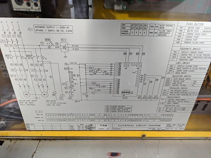 p+am SA9 Capsule Filling Machine