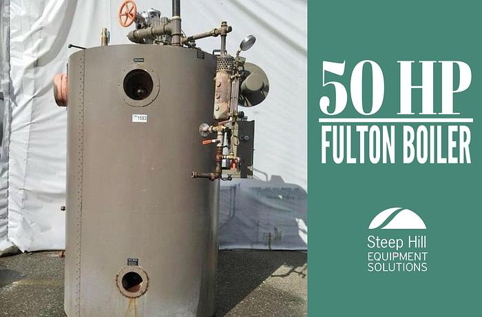 Used 50HP Fulton Boiler for Sale at Steep Hill Equipment Solutions