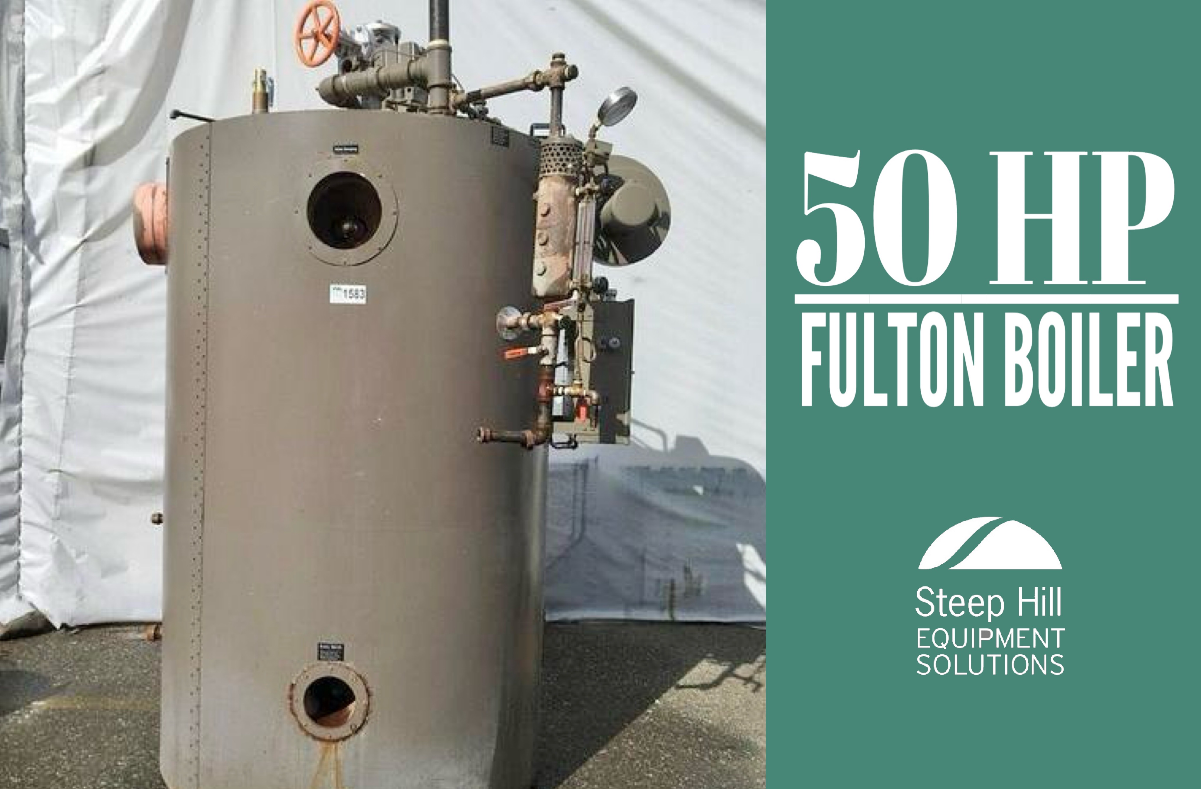 Used 50HP Fulton Boiler for Sale at Steep Hill Equipment Solutions