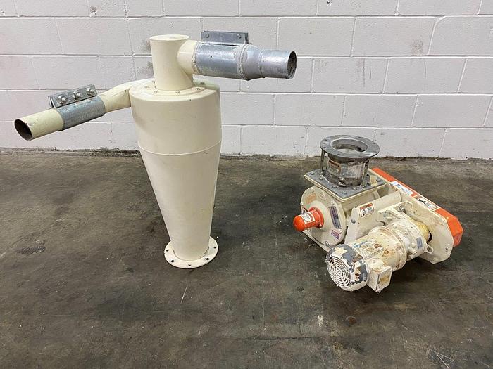 Used Kice VJ Rotary Airlock & Cyclone Collector for Sale at Steep Hill ...