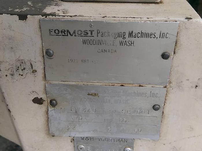 Used Formost Fuji FW340 Flow Wrapper for Sale at Steep Hill Equipment ...