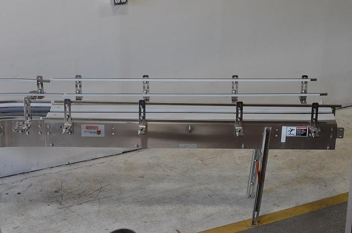 7' long by 12" wide L-Shaped Conveyor