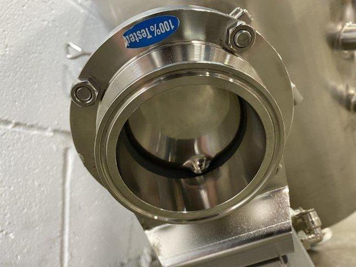 Used Lidded Hopper With Butterfly Valve for Sale at Steep Hill ...