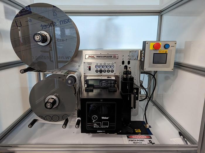 Used Weber 5300 Label Printer Applicator for Sale at Steep Hill ...