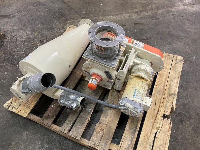 Used Kice VJ Rotary Airlock & Cyclone Collector for Sale at Steep Hill ...