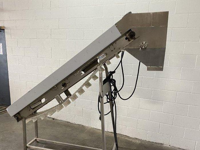 Used 8' Cleated Incline Conveyor for Sale at Steep Hill Equipment Solutions