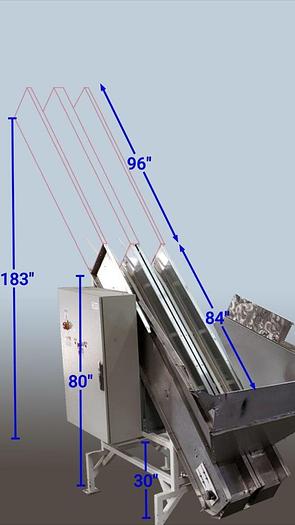 Custtech 60° Incline Infeed Conveyor
