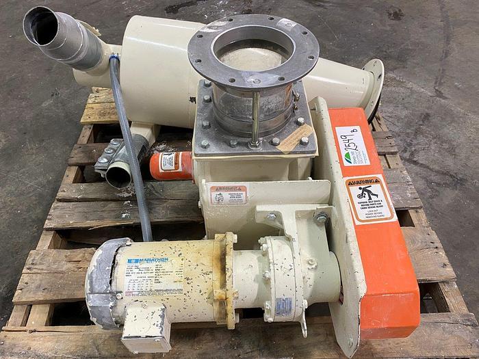 Used Kice VJ Rotary Airlock & Cyclone Collector for Sale at Steep Hill ...