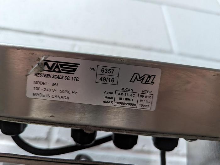 Western Scale M1 30 kg Bench Scale