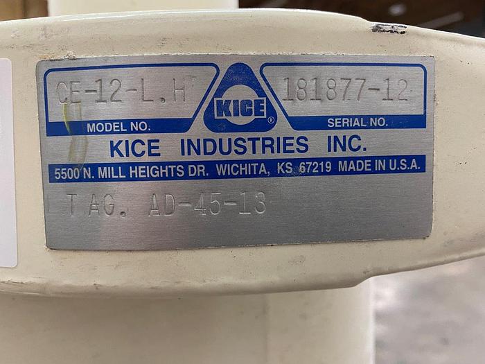 Used Kice VJ Rotary Airlock & Cyclone Collector for Sale at Steep Hill ...