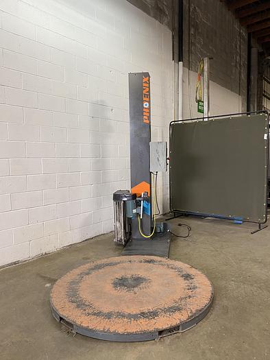 Used Phoenix PLP-2100A Semi-Automatic Pallet Stretch Wrapper for Sale ...