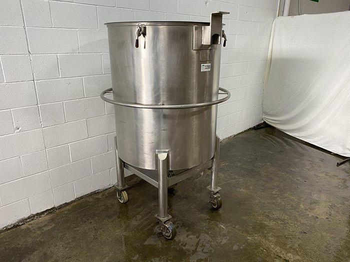 Used SS 180 Gallon Cone-Bottom Tank for Sale at Steep Hill Equipment ...