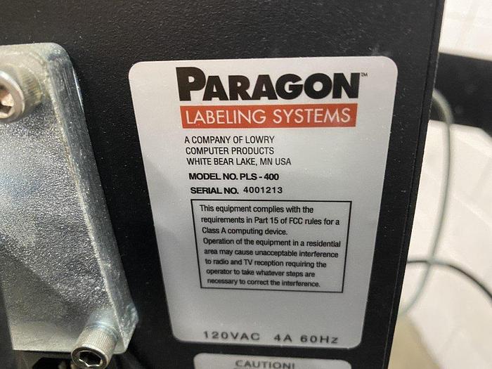 Used Paragon Labelling System for Sale at Steep Hill Equipment Solutions