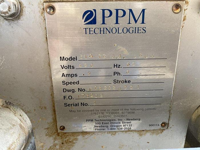 Used PPM Seasoning Drum for Sale at Steep Hill Equipment Solutions
