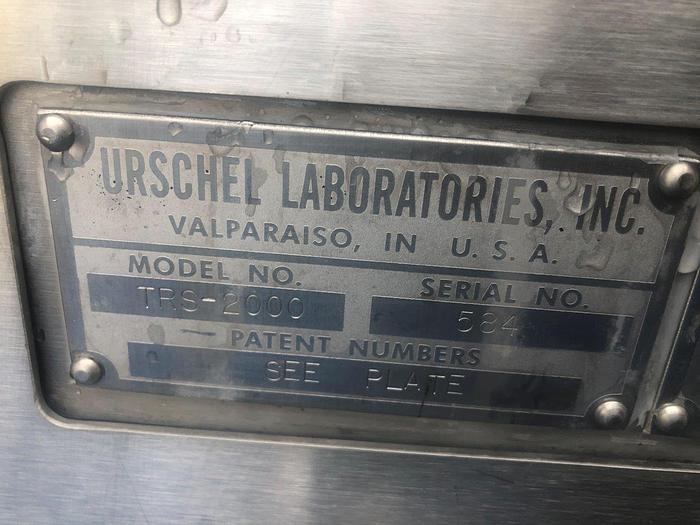 Used Urschel TranSlicer 2000 Cutter for Sale at Steep Hill Equipment ...