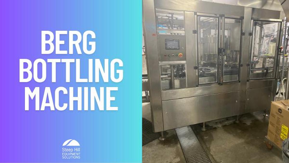 Used Berg Bottling Machine for Sale at Steep Hill Equipment Solutions