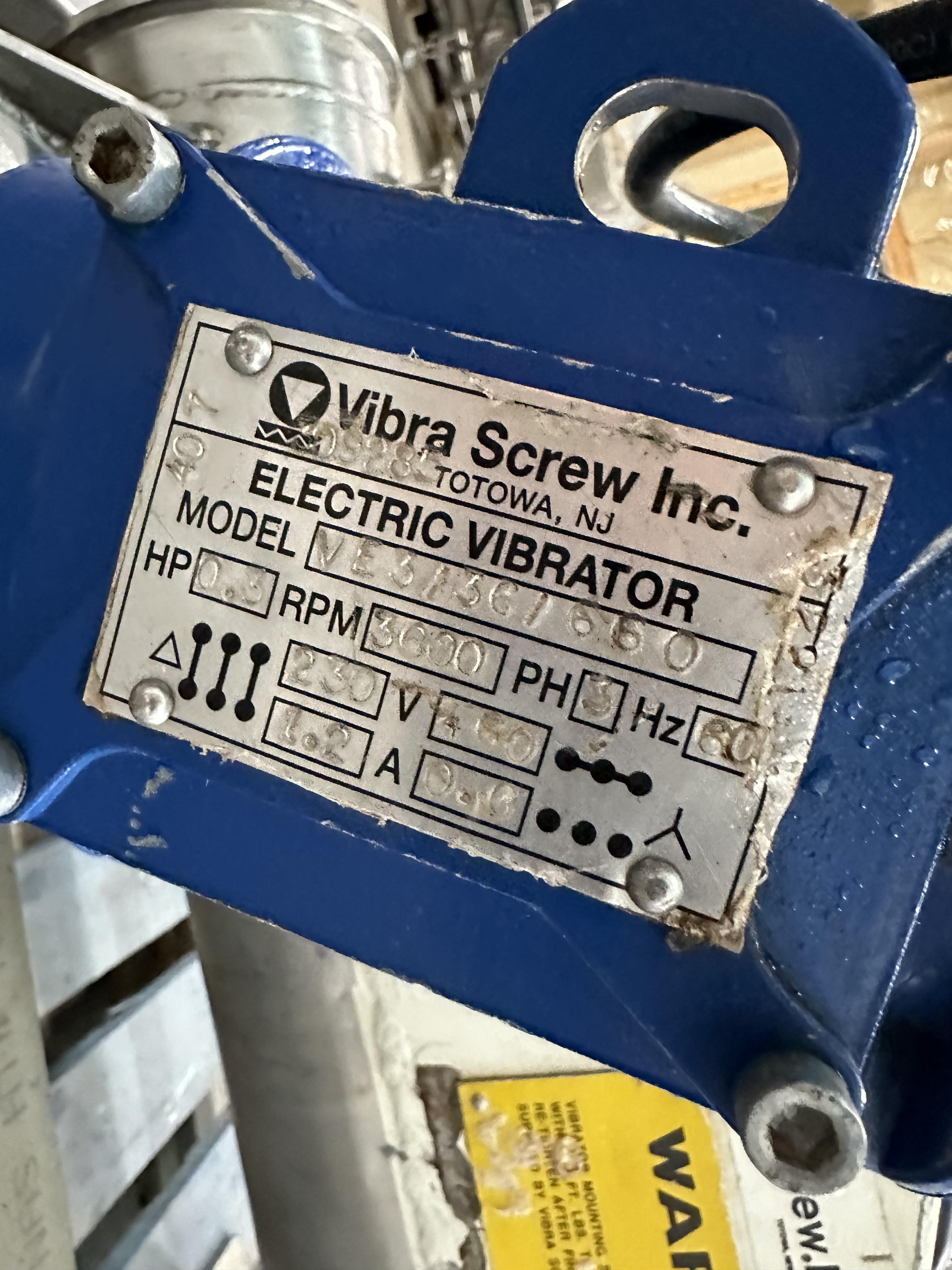 Used Vibra Screw Electric Vibrator for Sale at Steep Hill Equipment Solutions