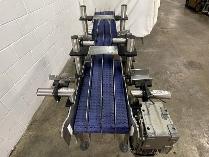 4-Lane Pack-Off Conveyor