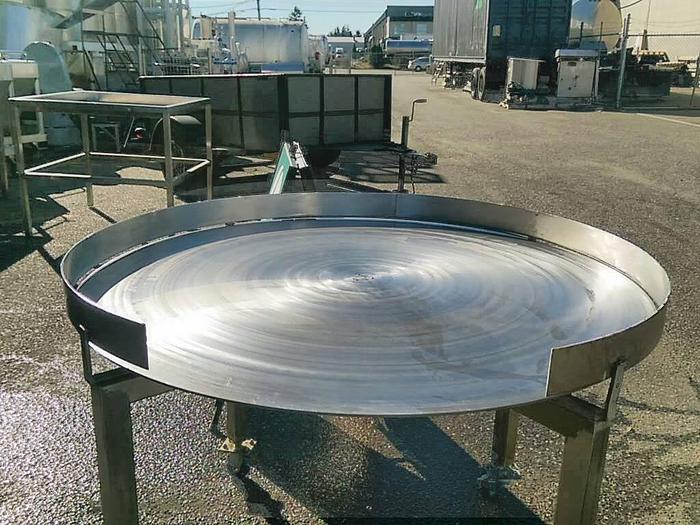 Used 48" Turntable / Accumulation Table for Sale at Steep Hill ...
