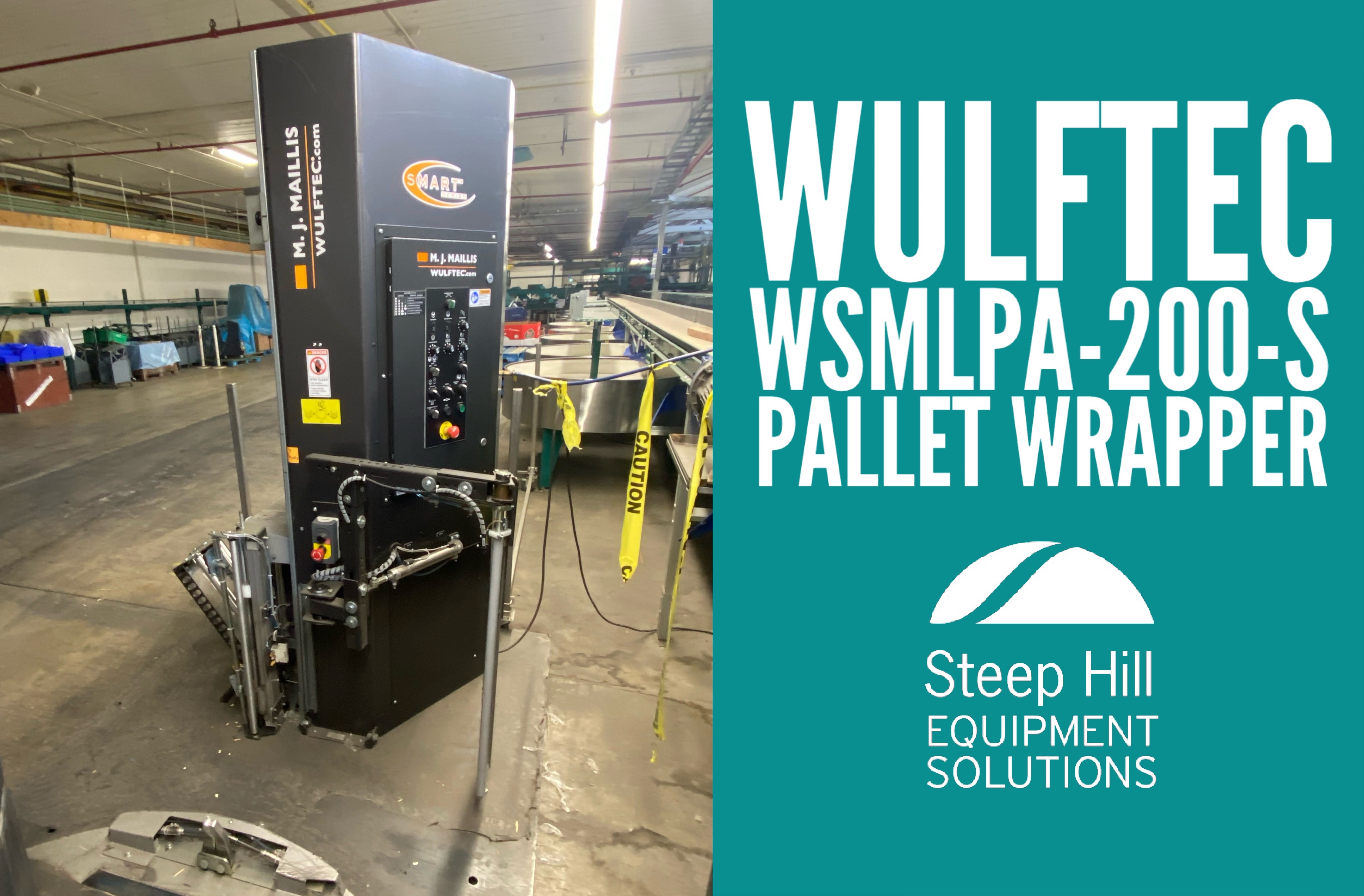 Used Wulftec WSMLPA-200-S Pallet Wrapper for Sale at Steep Hill ...