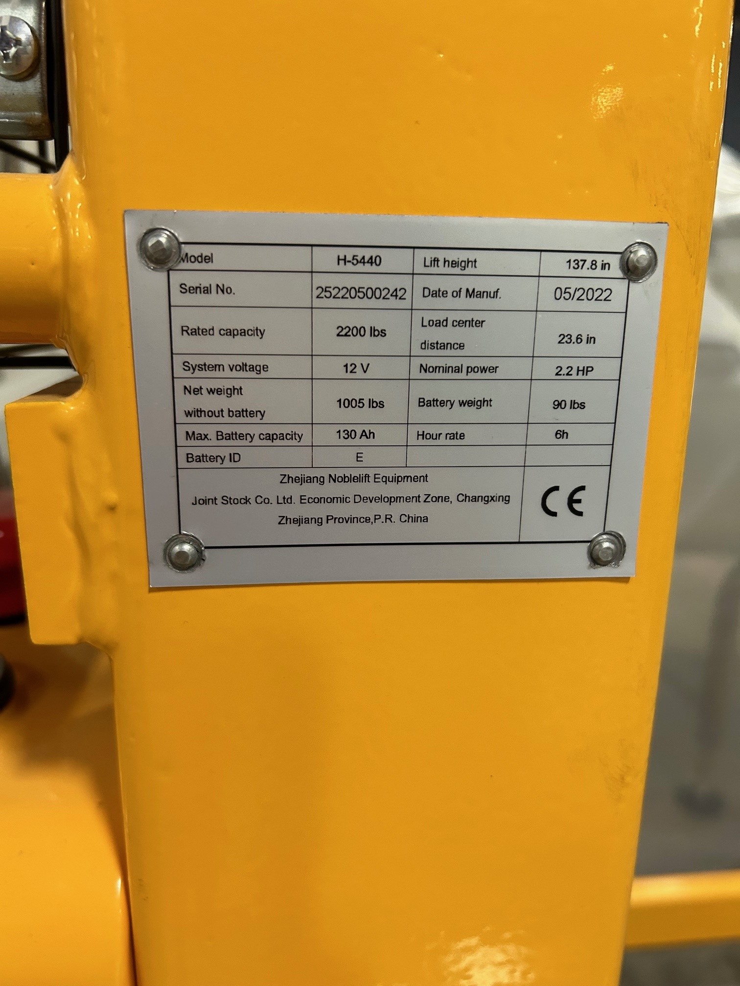 Used ULINE Straddle Stacker for Sale at Steep Hill Equipment Solutions