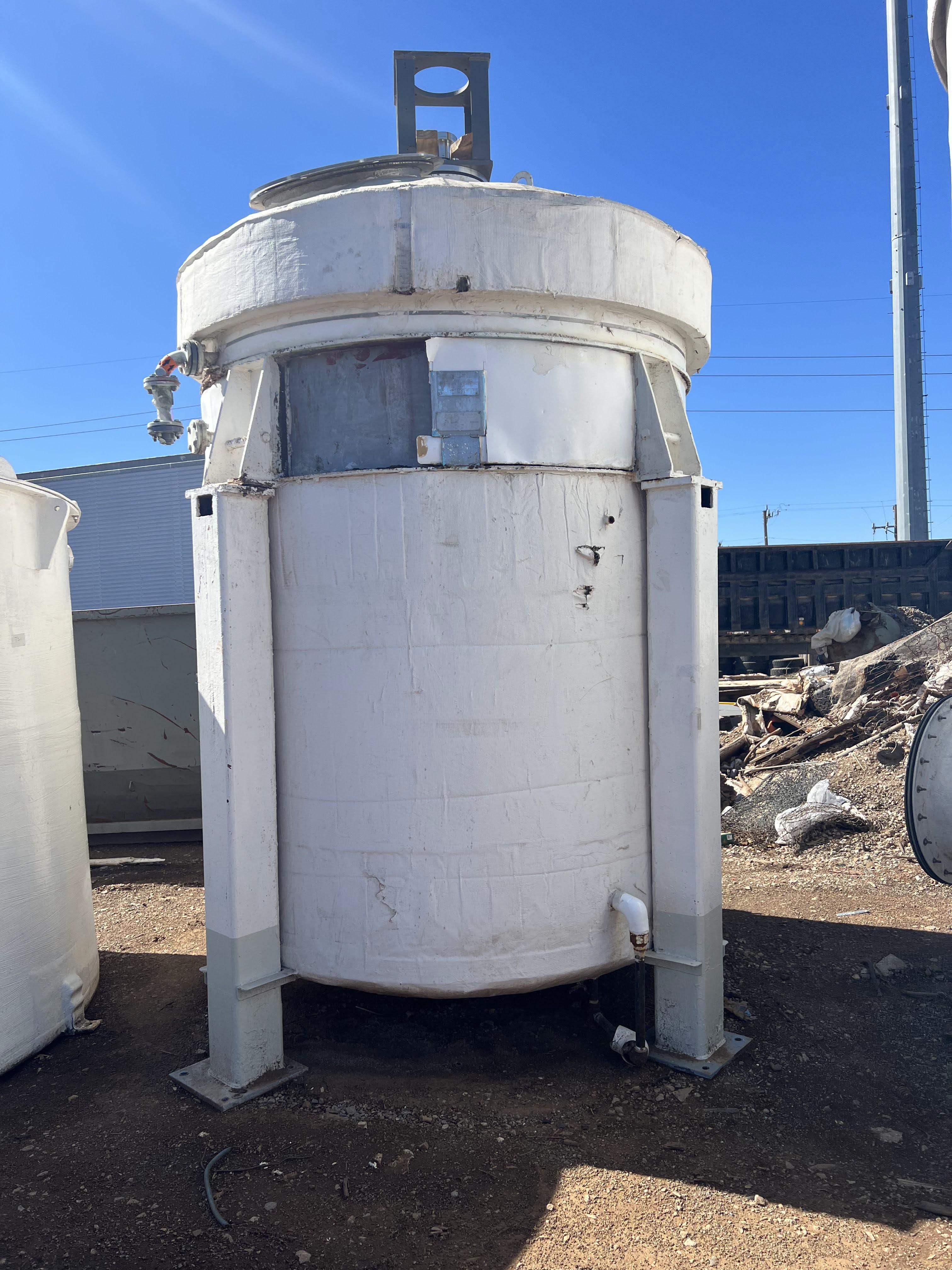 Used Dimple Jacketed Reactor Tank with Agitation for Sale at Steep Hill ...