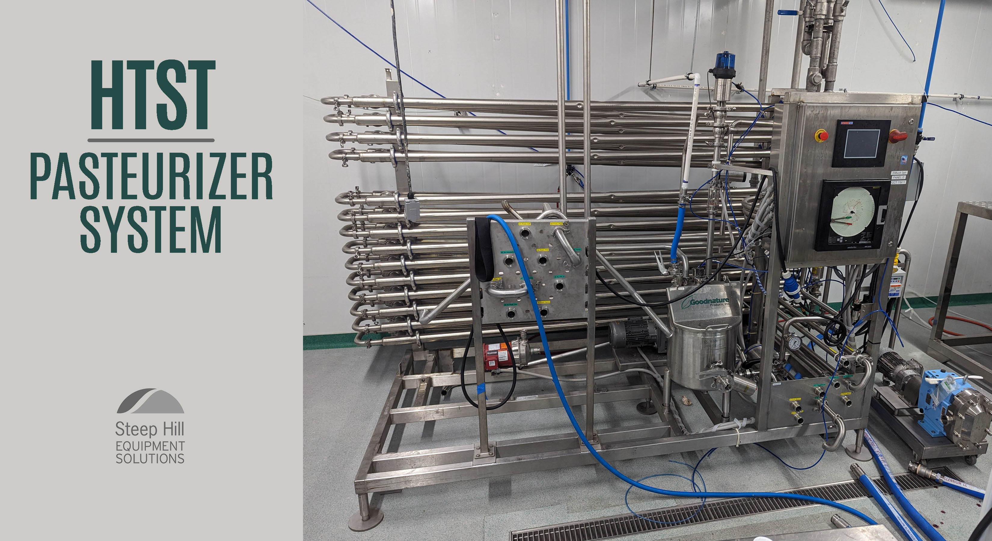 Used Goodnature FPXT-264 HTST Pasteurizer System for Sale at Steep Hill ...