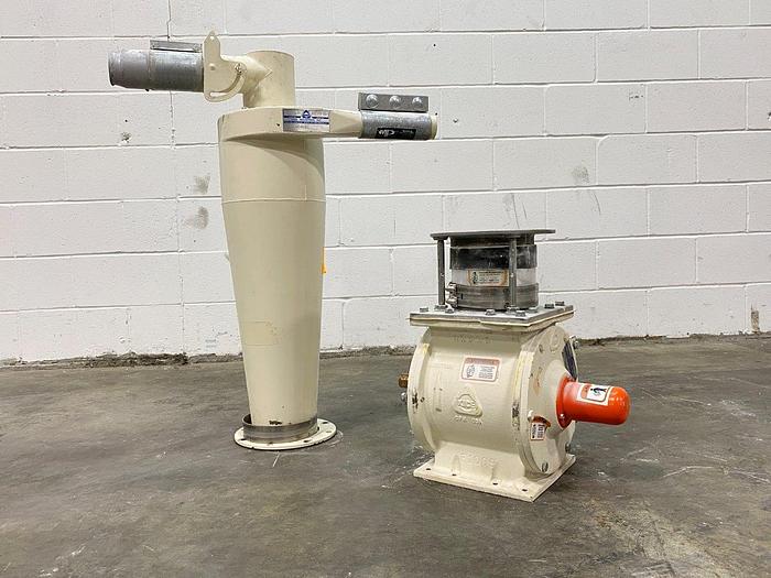 Used Kice VJ Rotary Airlock & Cyclone Collector for Sale at Steep Hill ...