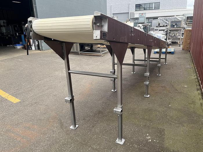 Used A.B. McLauchlan Cleated Incline Conveyor for Sale at Steep Hill ...