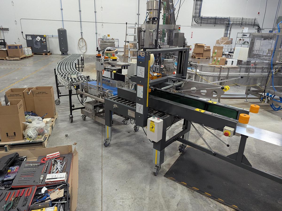 Used AB Sealer SD-653FTB Semi-Automatic Top & Bottom Case Sealer for ...