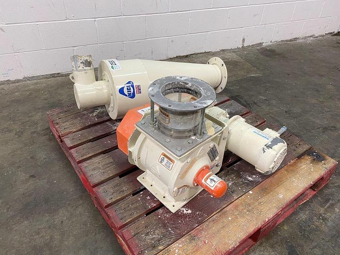 Used Kice VJ Rotary Airlock & Cyclone Collector for Sale at Steep Hill ...