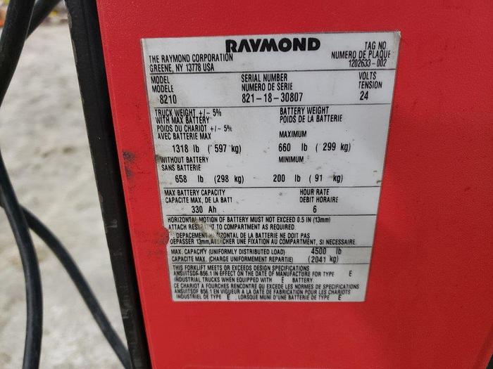 Used Raymond 8210 Electric Walkie Pallet Jack for Sale at Steep Hill ...