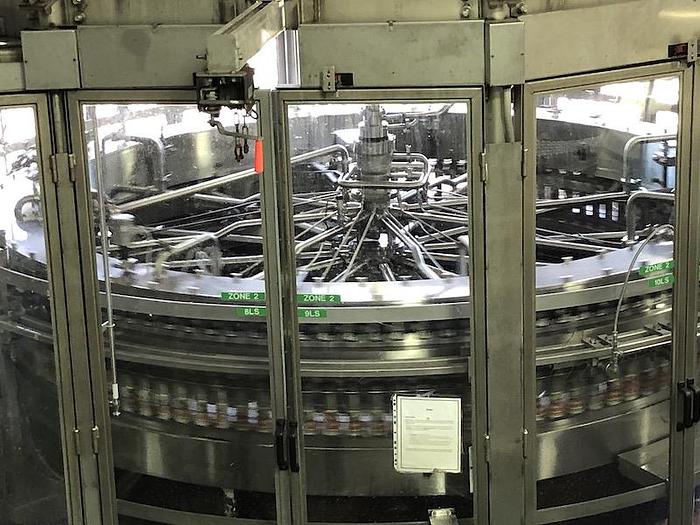 Used KHS Innofill 124 Valve Can Filler with Pneumatic Scale Seamer for ...