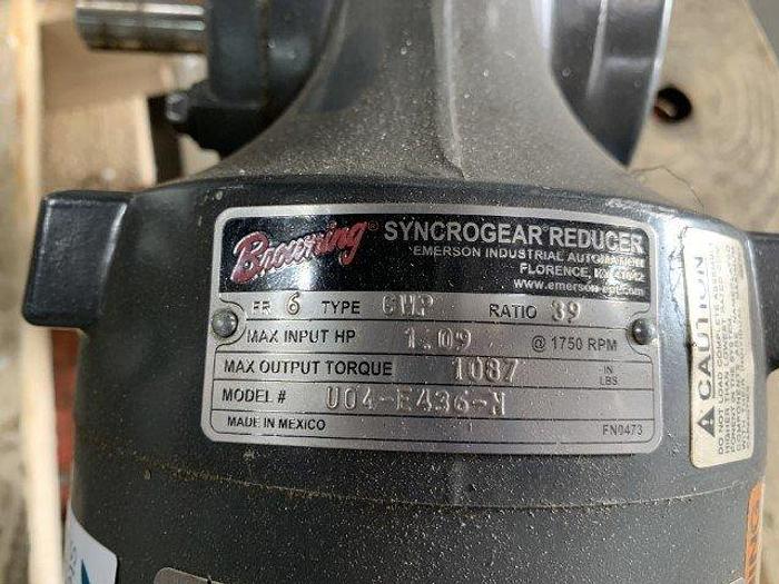 Used Browning TEFC Industrial Motor with Reducer for Sale at Steep Hill ...