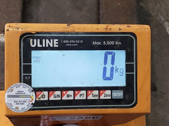Used Uline H-1679 Pallet Truck Scale for Sale at Steep Hill Equipment ...