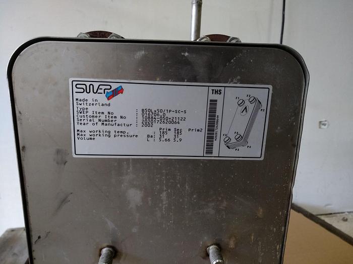 Used SWEP Heat Exchanger for Sale at Steep Hill Equipment Solutions