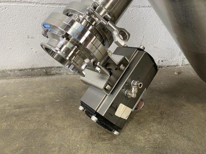 Used Lidded Hopper With Butterfly Valve for Sale at Steep Hill ...