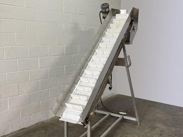 Used 8' Cleated Incline Conveyor for Sale at Steep Hill Equipment Solutions