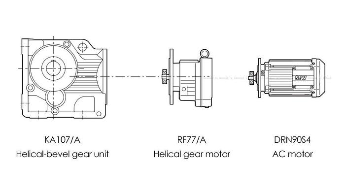 Used Sew-Eurodrive 1.5 Hp Helical Gear Motor for Sale at Steep Hill ...
