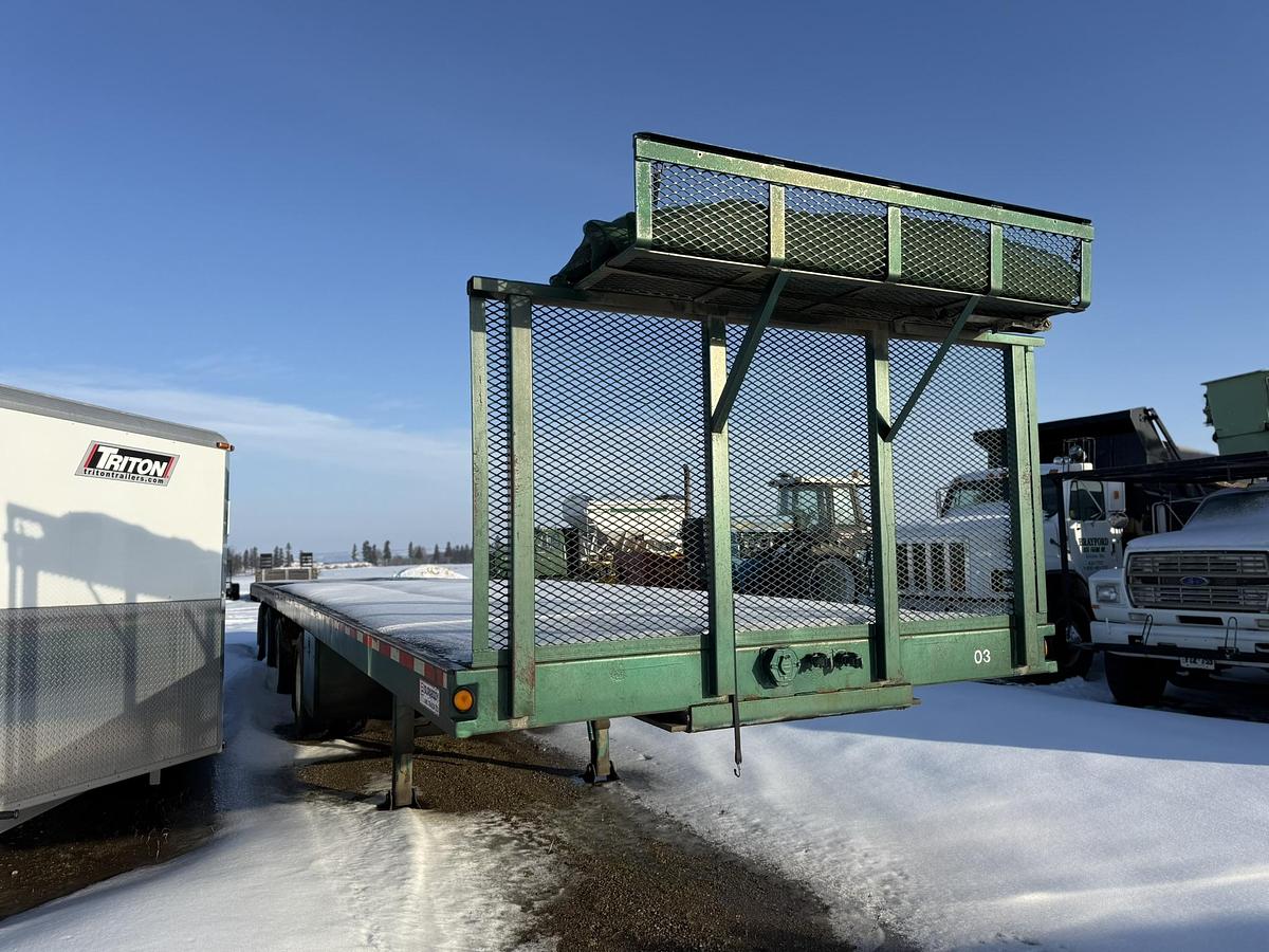 Used 1989 Fruehauf 48', 4 Axle Flat Deck Trailer for Sale at Wi...