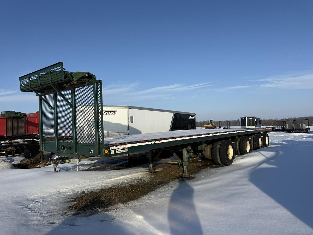 Used 1989 Fruehauf 48', 4 Axle Flat Deck Trailer for Sale at Wi...
