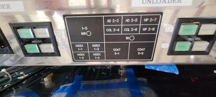 Used Tel MARK-Vz 2-Coater and 2-Developer CLEAN Track Systems for S...