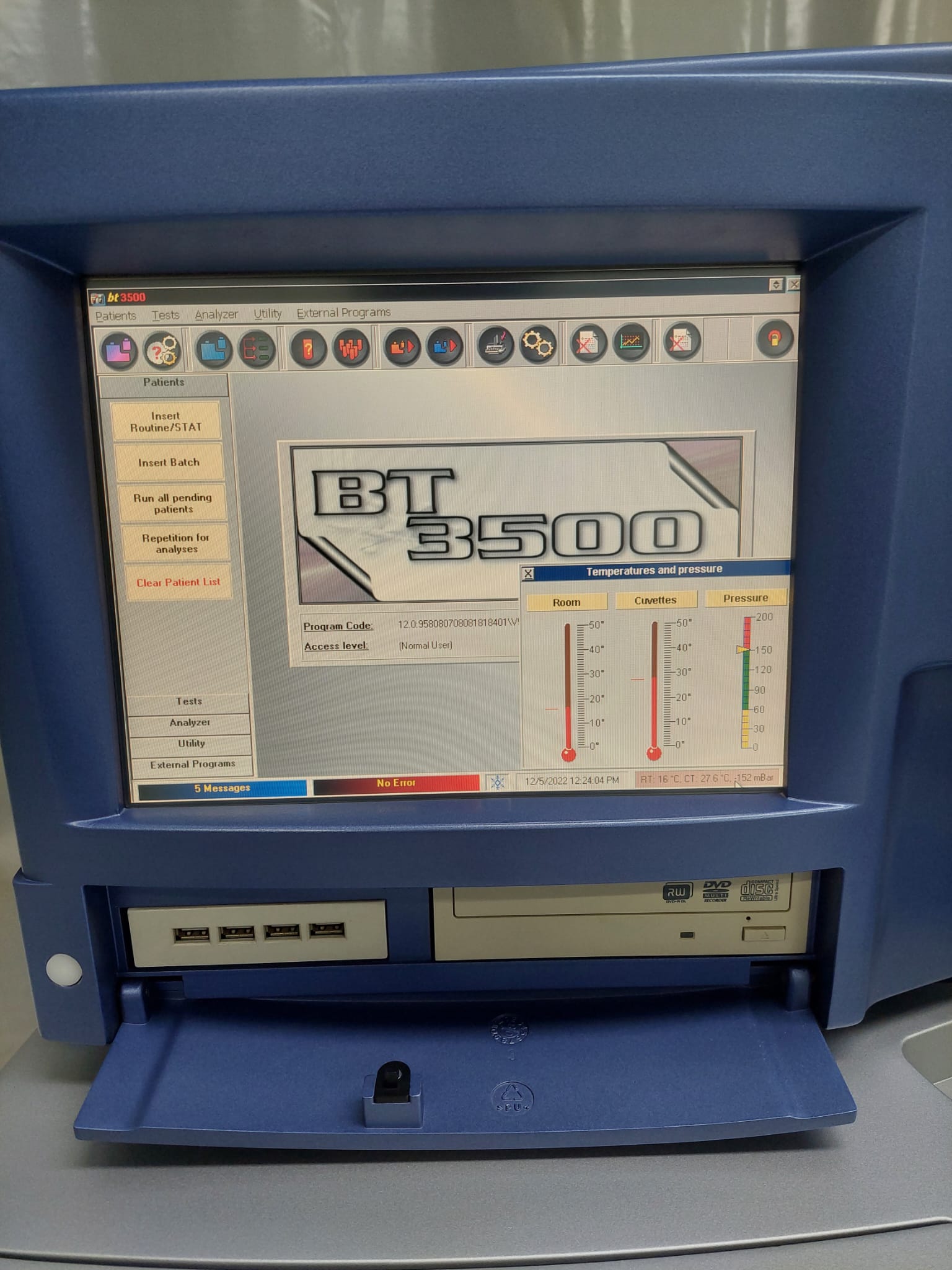 Refurbished Biotecnica BT3500 Chemistry analyzer for Sale in Povoa ...