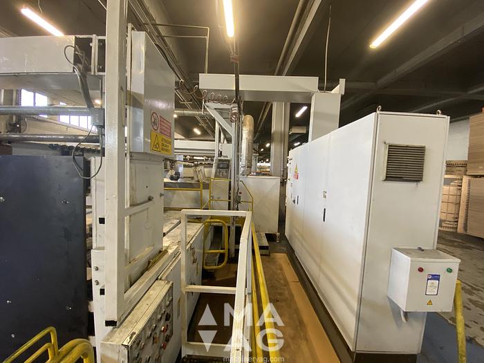 Used BENDAZZOLI Jumbo Printer-Slotter 2 color+Rapidex Stitcher for Sale ...