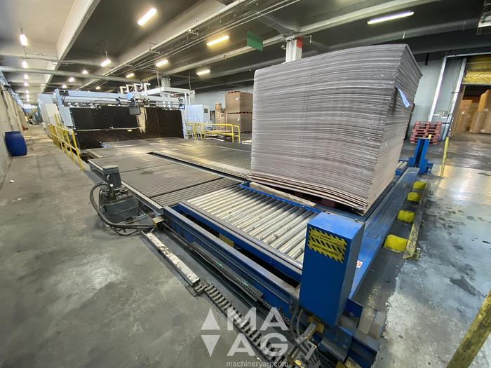 Used BENDAZZOLI Jumbo Printer-Slotter 2 color+Rapidex Stitcher for Sale ...