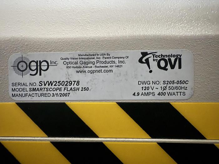 Used Flash 250 Measure Mind 3D OGP smart Scope CMM Coordinate Measuring ...